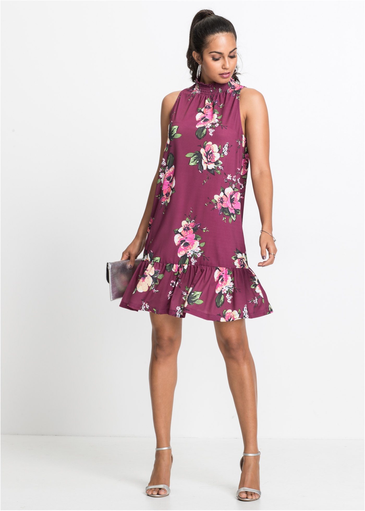 bonprix Šaty s květinovým potiskem - GLAMI.cz