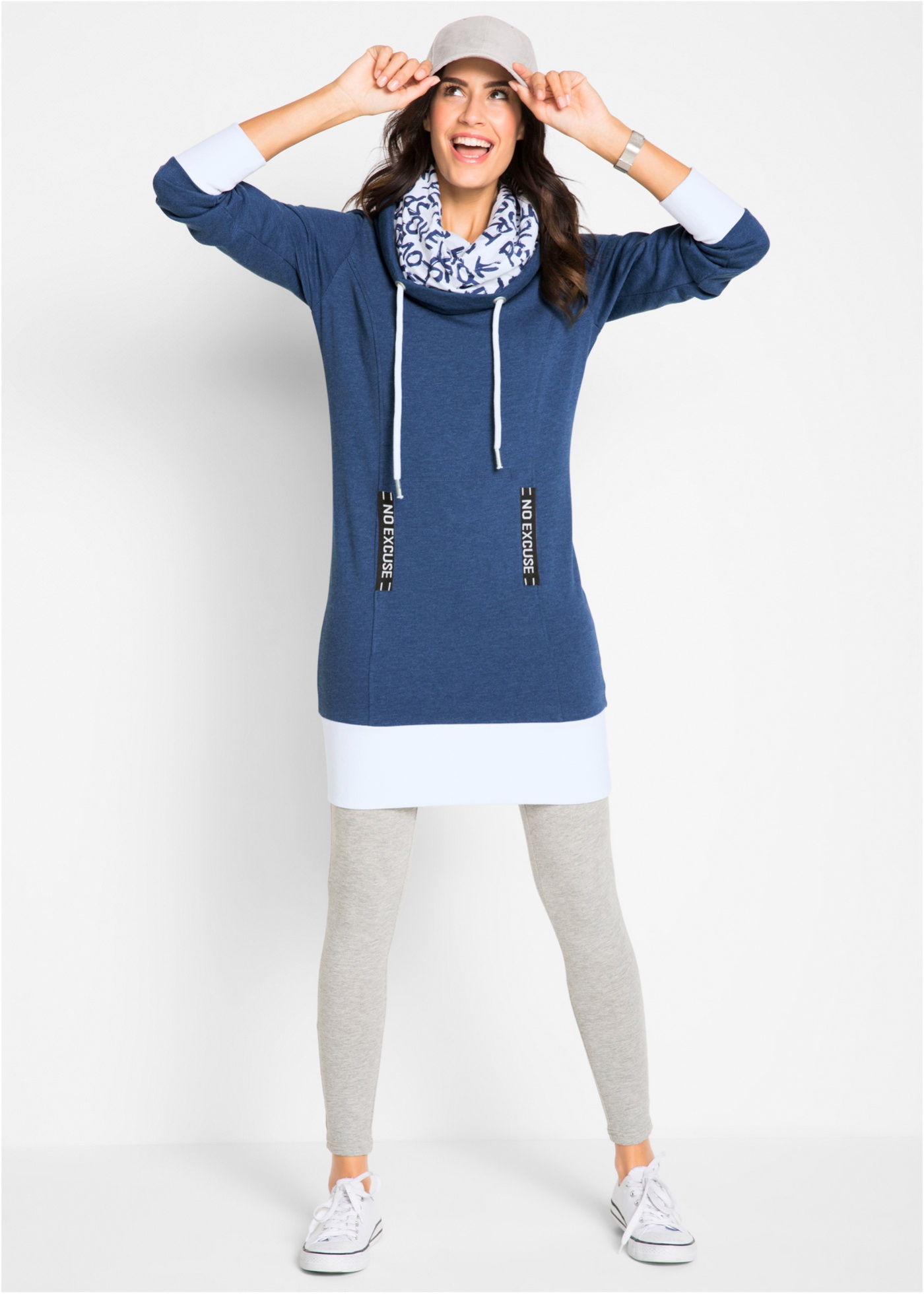 bonprix Mikinové šaty - GLAMI.cz