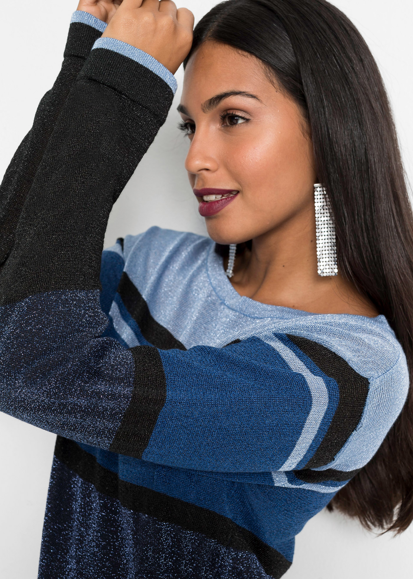 Bonprix BODYFLIRT třpytivý svetr - GLAMI.cz