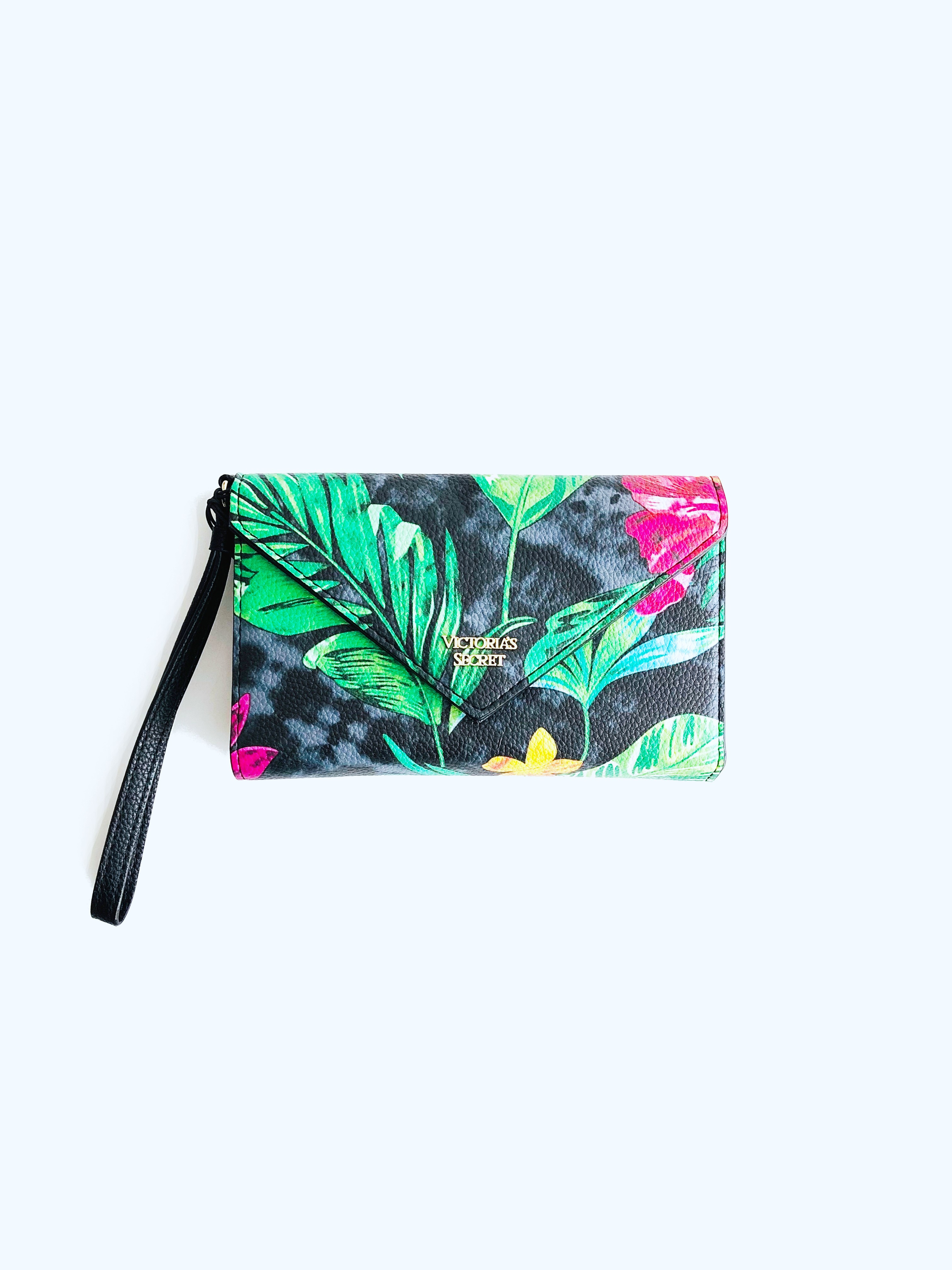 Victoria's Secret Wild Jungle ll Black stylová peněženka s motivem ...