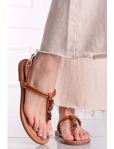 Firetrap Heat Woven Ladies Sandals, nude leather - GLAMI.cz