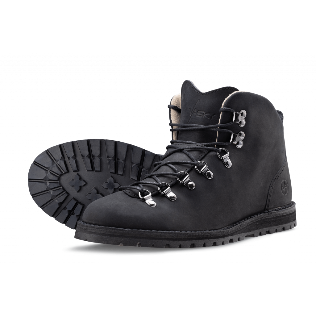 Vasky Highland Black - Dámské kožené kotníkové turistické boty černé - podzimní / zimní boty ...