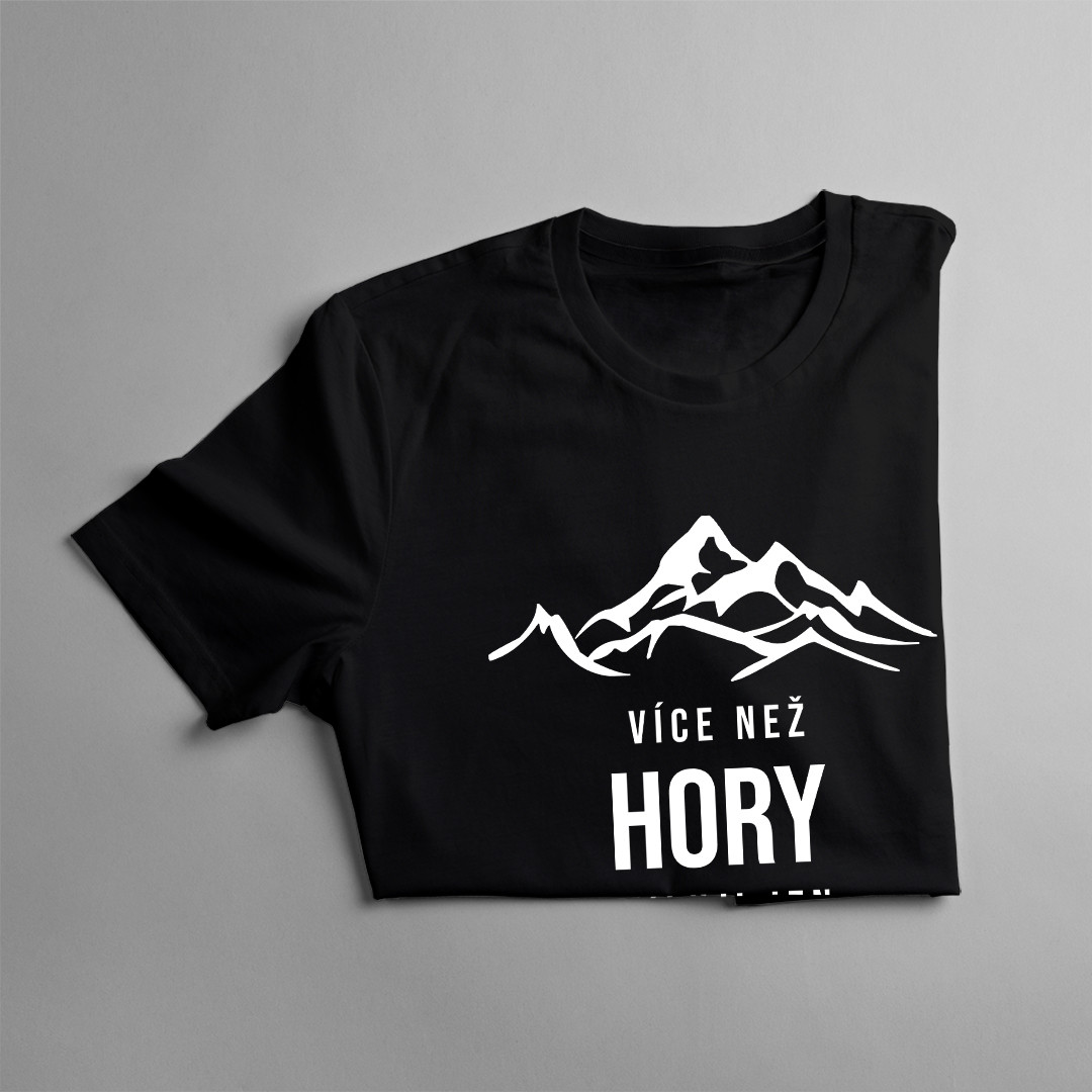Garibald Více než hory miluji jen svou ženu - pánské tričko s potiskem ...