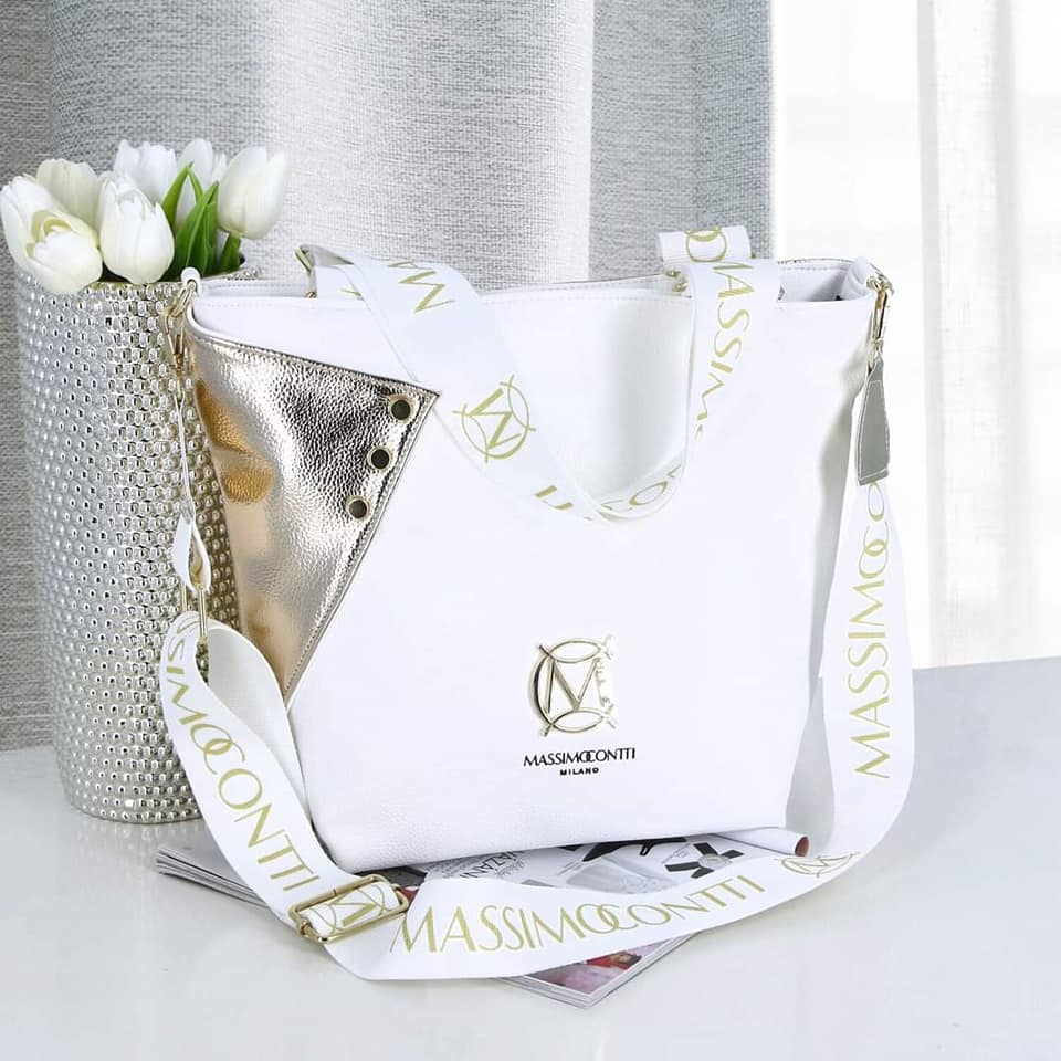 Massimo Conti Luxusní dámská koženková kabelka MASSIMO luxury - GLAMI.cz