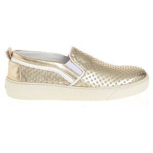 Tommy Hilfiger dámské zlaté slip on tenisky - GLAMI.cz