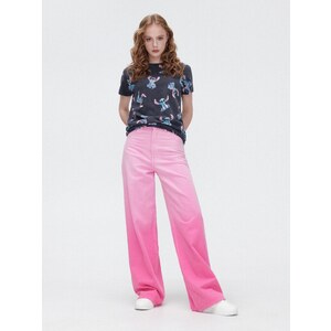 Cropp - Tričko Lilo & Stitch - Šedá - GLAMI.cz