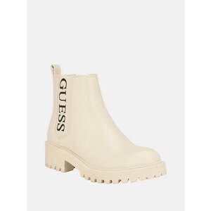GUESS dámská obuv Skylena Chelsea Boots béžové 36 - GLAMI.cz
