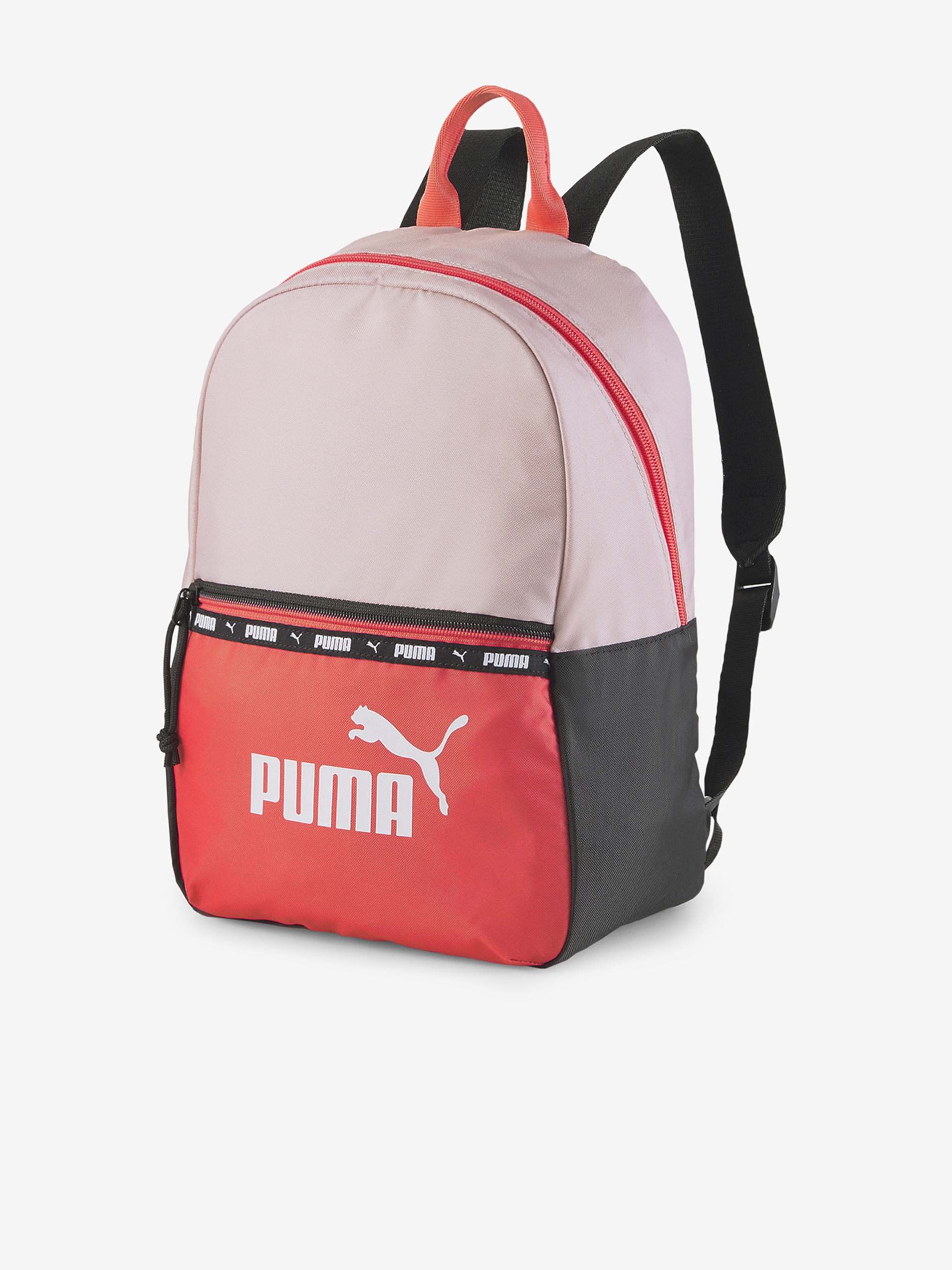 Červeno-růžový dámský batoh Puma - GLAMI.cz