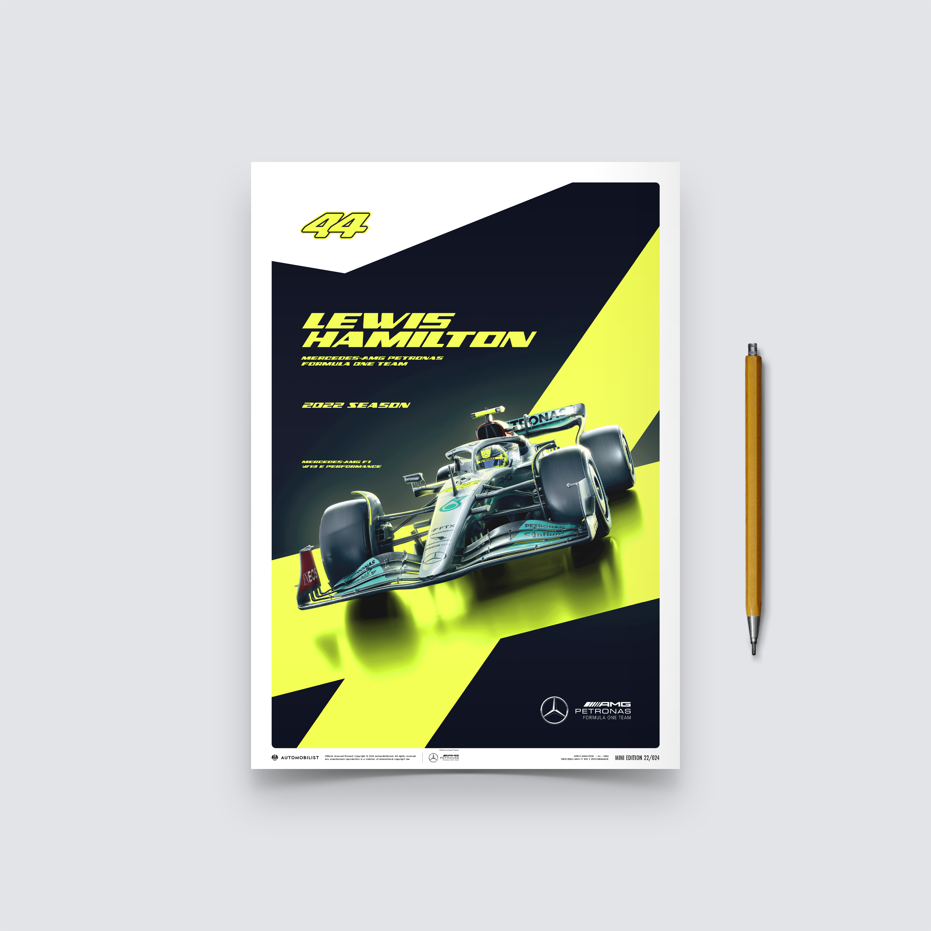 Automobilist Posters | Mercedes-AMG Petronas F1 Team - Lewis Hamilton ...