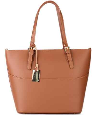 Hnědé, kožené shopper kabelky do ruky | 40 kousků - GLAMI.cz