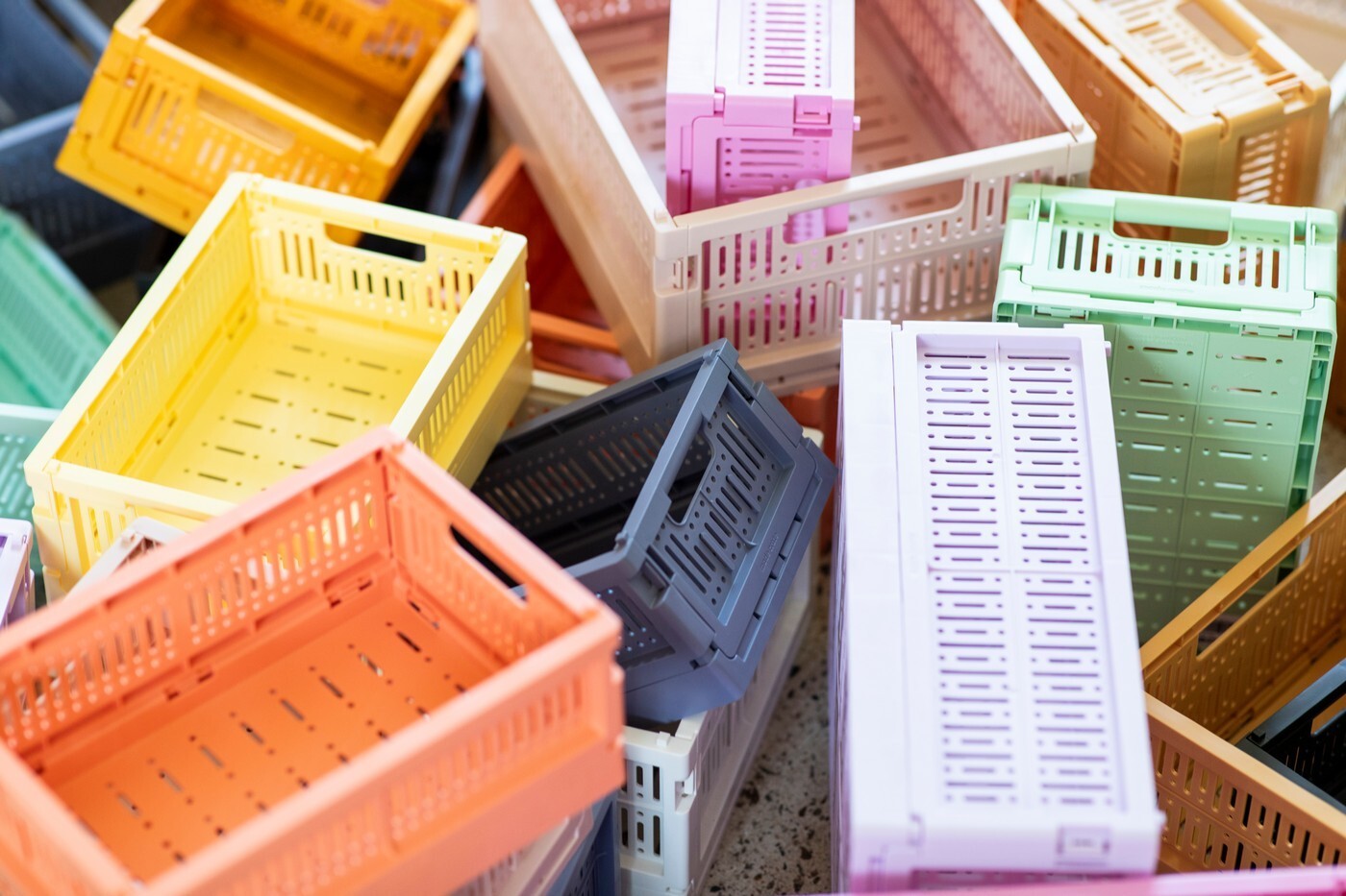 Skládací přepravka mini Made Crate - toffee - GLAMI.cz