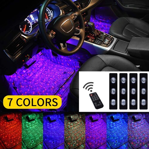 Barevné LED RGB podsvícení do auta - GLAMI.cz