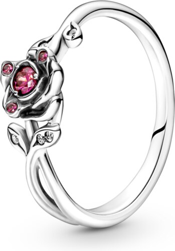 PANDORA Disney Kráska a Zvíře prsten Růže - GLAMI.cz