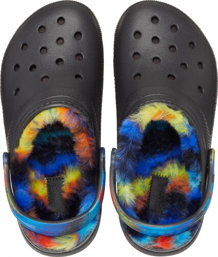 Crocs Classic Lined Spray Dye Clog K Black/Multi C11 - vel.28,5, 208081 ...