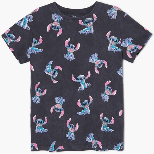 Cropp - Tričko Lilo & Stitch - Šedá - GLAMI.cz