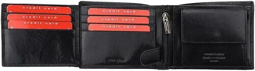 Fashionformen Černá pánská kožená peněženka Pierre Cardin YS507.1 325 ...