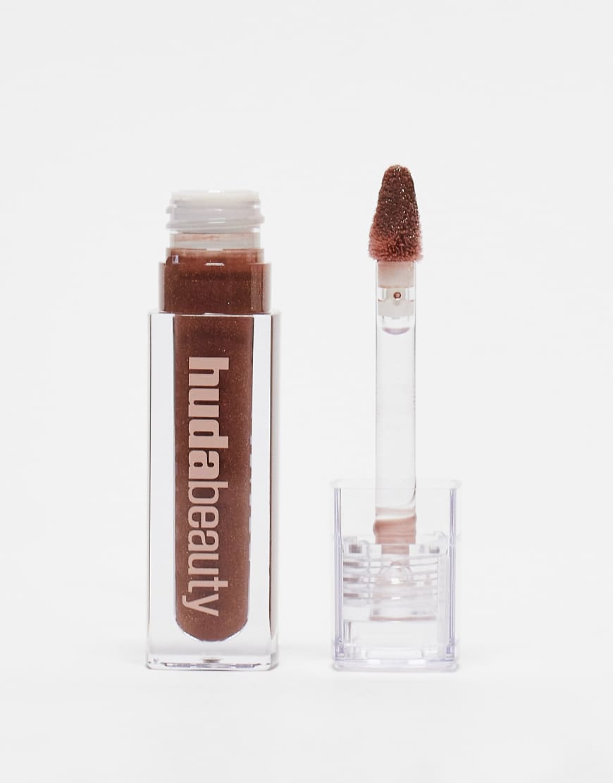 Huda Beauty Icy Nude Faux Filler Gloss - She Fire-Brown - GLAMI.cz