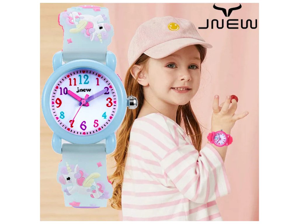 Dětské hodinky JNEW Jednorožec 86632-5 - GLAMI.cz