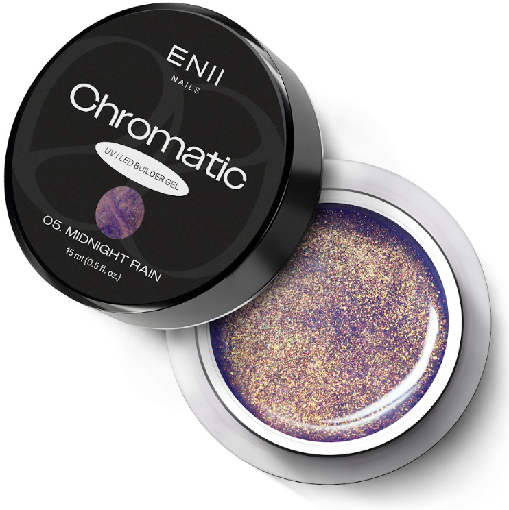 ENII NAILS ENII Chromatic Builder UV LED gel 05 Midnight Rain ...