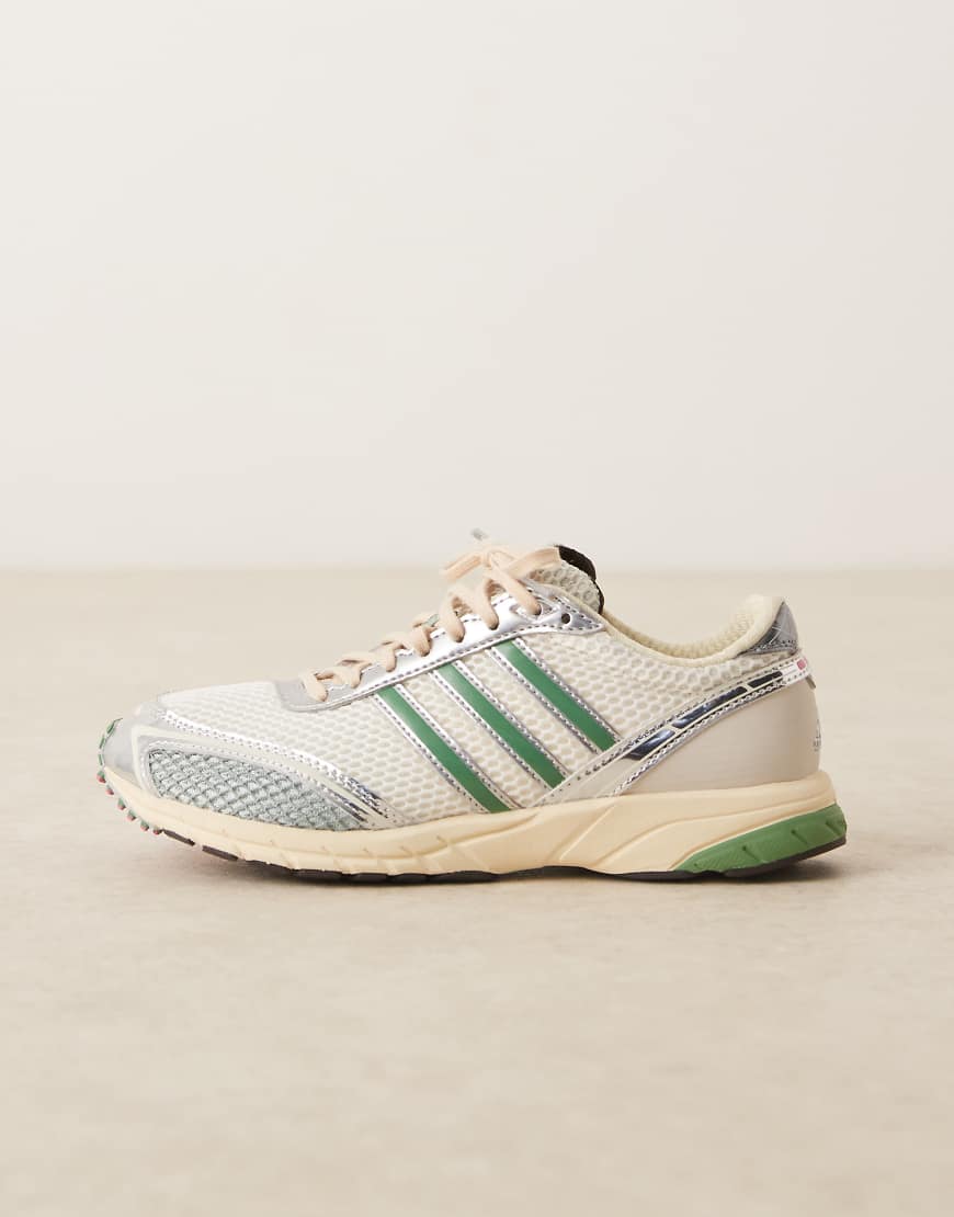 adidas Originals adidas Adios OG trainers in white and green - GLAMI.cz