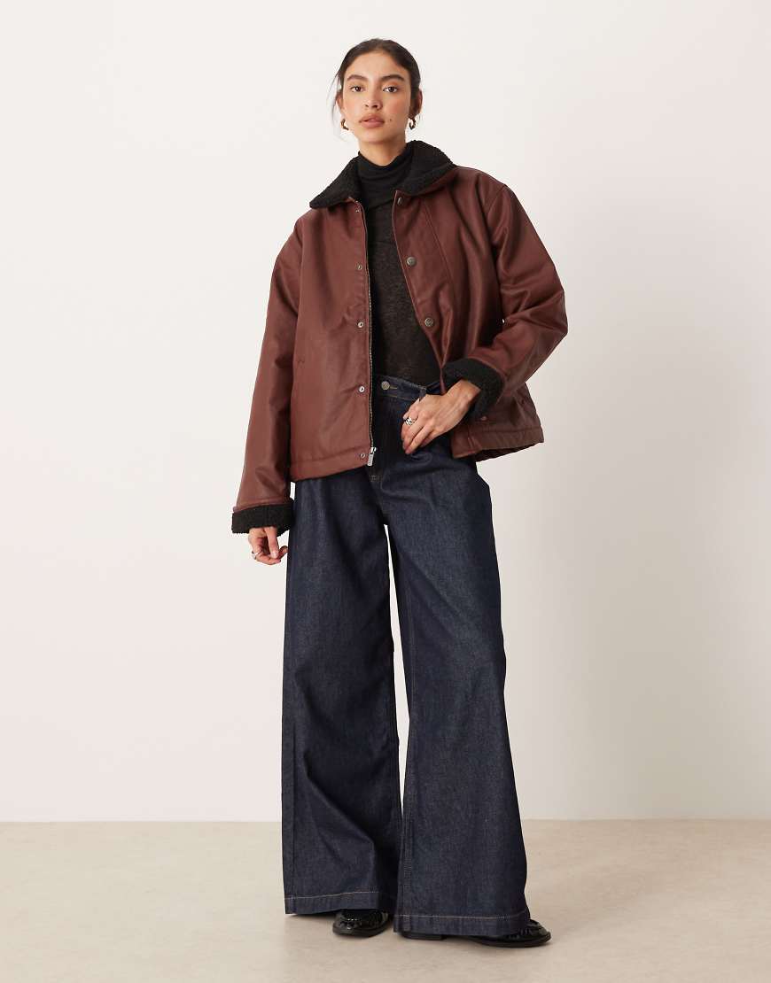 Dickies decherd barn jacket in burgundy-Red - GLAMI.cz