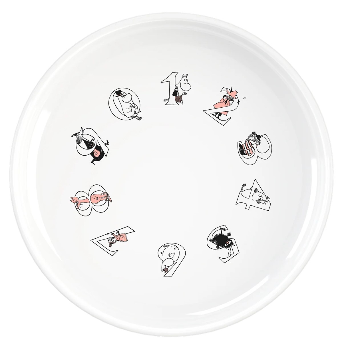 Plastová miska MOOMIN ABC 15 cm, lososová, RIG-TIG - GLAMI.cz