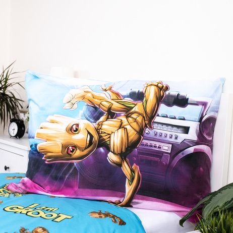 Jerry Fabrics Povlečení Groot I am Groot 140x200, 70x90 cm - GLAMI.cz