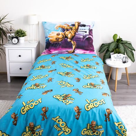 Jerry Fabrics Povlečení Groot I am Groot 140x200, 70x90 cm - GLAMI.cz