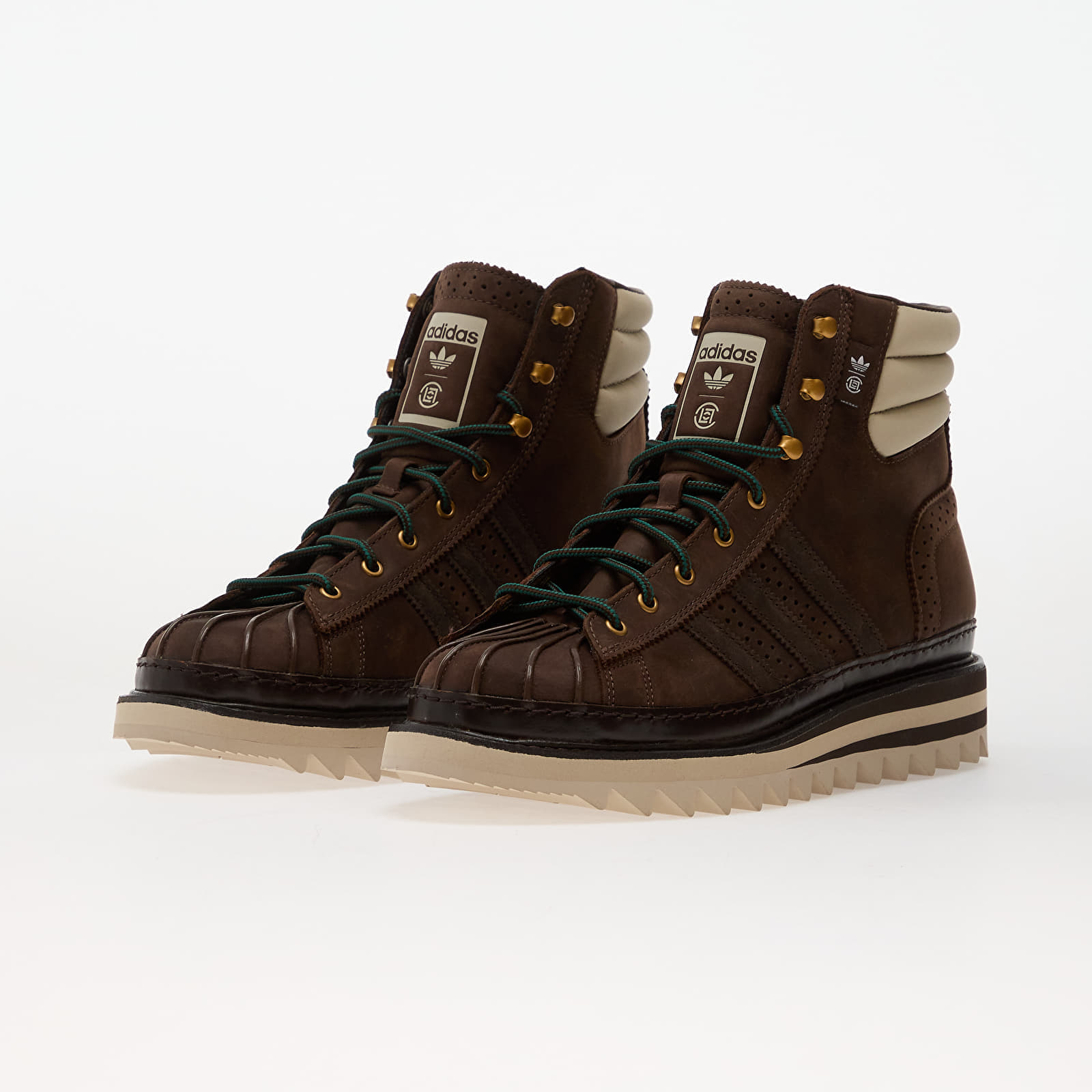 adidas Originals adidas x Clot Pro Model By Ec Dark Brown/ Wonder Beige ...