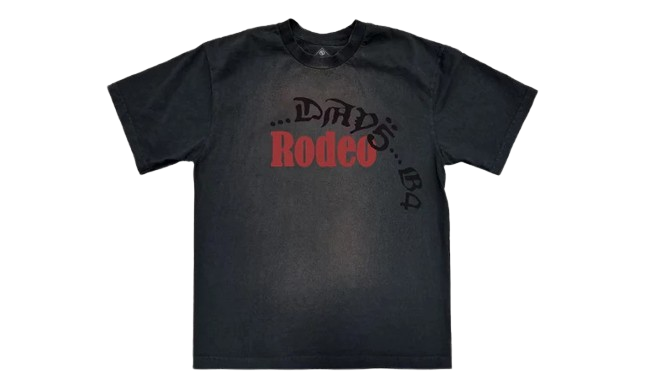 Travis Scott Cactus Jack x Sp5der Days Before Rodeo I Tee Black - GLAMI.cz