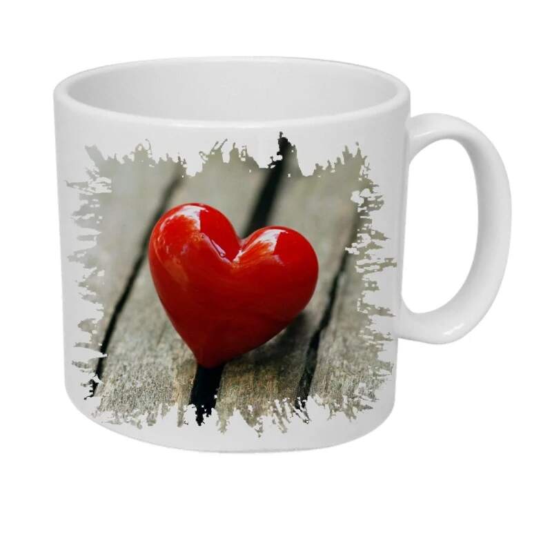 Moon River hrnek Svatý Valentýn srdce na podlaze obsah 330 ml - GLAMI.cz