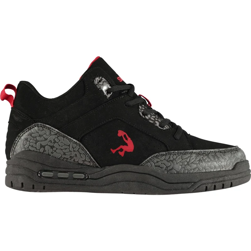 basketbalové boty boty SHAQ Cross Up Basketball pánské Black/Red - GLAMI.cz