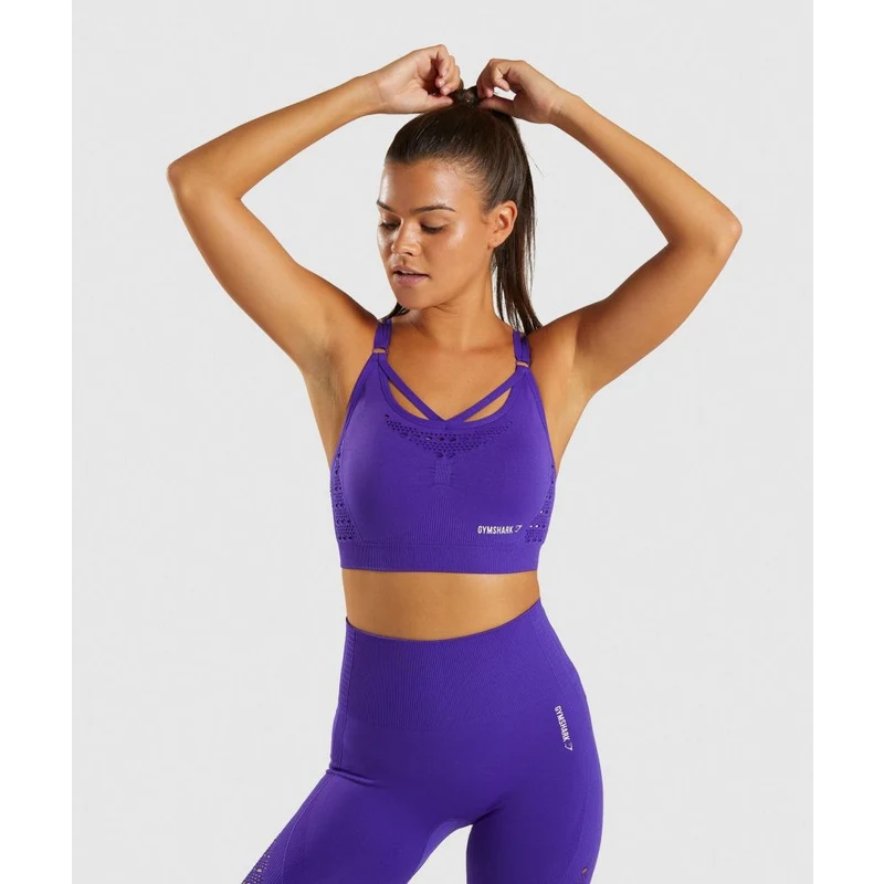 Gym Shark Podprsenka Gymshark Energy Seamless Indigo Glami Cz