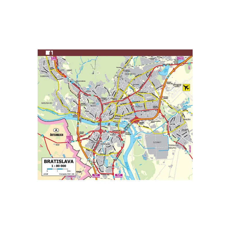 Formulář Mapa SR a Bratislavy A5 (1 dvojlist) - GLAMI.cz