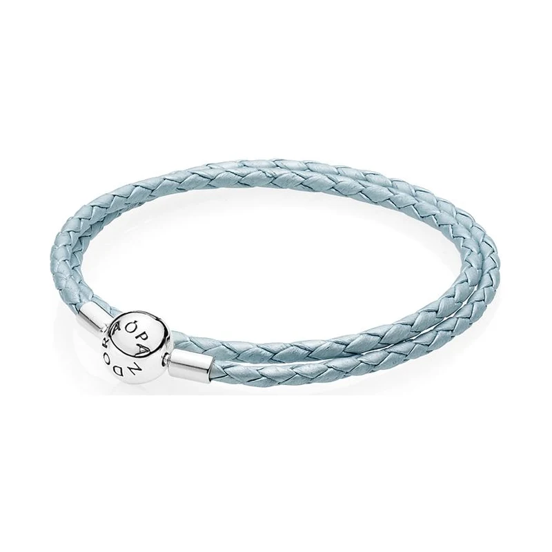 Pandora Dvojitý kožený náramek 590734CBL-D - GLAMI.cz