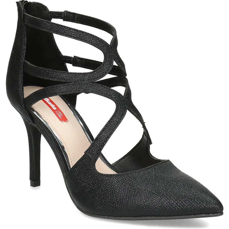 Bata Red Label Dámské lodičky na podpatku se třpytkami - GLAMI.cz