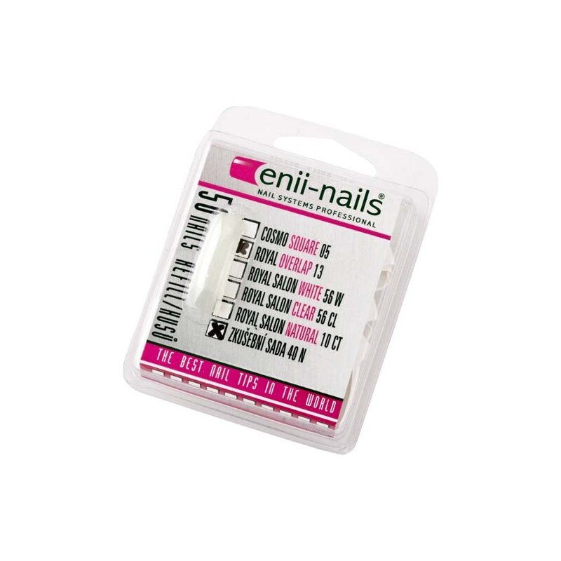 ENII NAILS Royal overlap zkuš.sada 40ks Nehtové tipy - GLAMI.cz