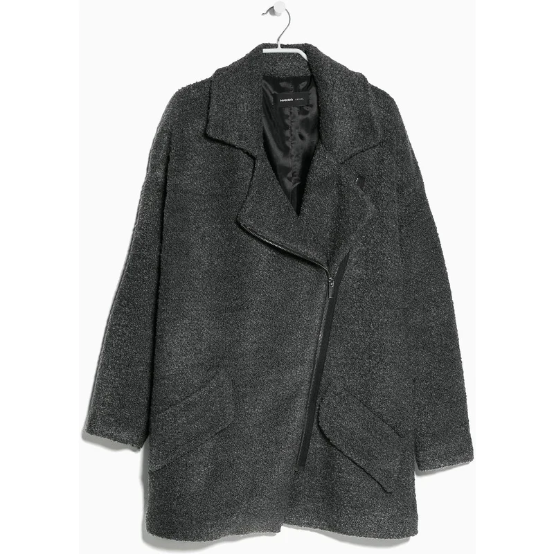 Mango Tvídový kabát oversize - GLAMI.cz