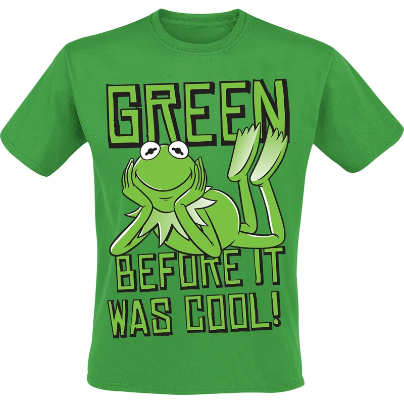 The Muppets - Kermit - Green Before It Was Cool! - Tričko - zelená ...