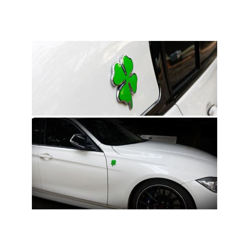 DENR 3D samolepka na auto - čtyřlístek - GLAMI.cz