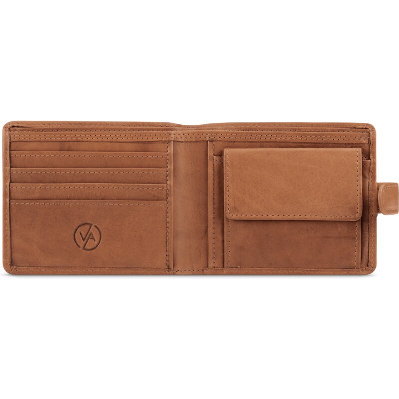 Vasky Sandy Brown - Pánská i dámská kožená peněženka hnědá - i muže ...