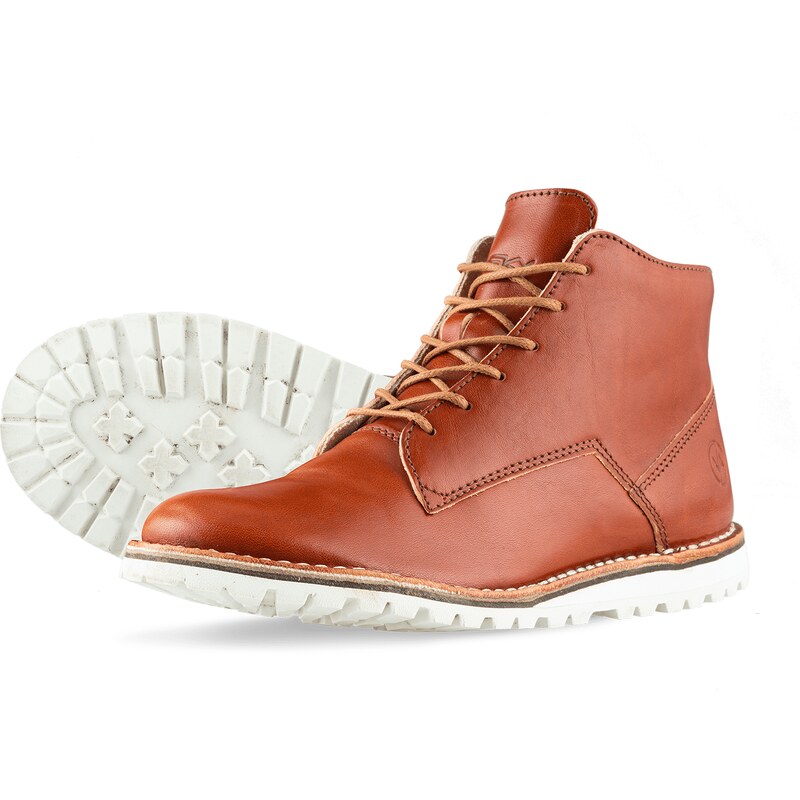 Vasky City Cognac - Pánské kožené kotníkové boty hnědé - podzimní / zimní boty, obuv Flexiko ...