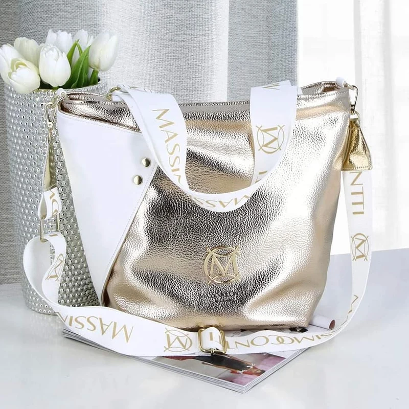 Massimo Conti Luxusní dámská koženková kabelka MASSIMO luxury - GLAMI.cz