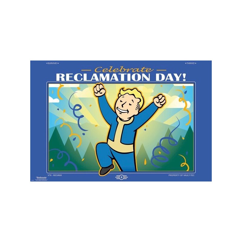 Plakát Fallout - Reclamation Day - GLAMI.cz