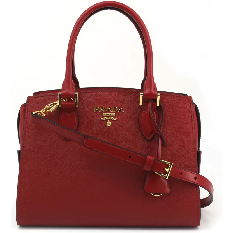 Dámské červené kabelka Prada Fuoco - GLAMI.cz