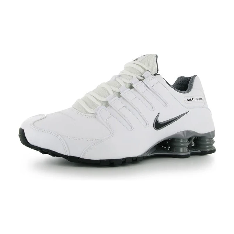 boty Nike Shox NZ pánské Running Shoes White/Black/Gry 9 (44) - GLAMI.cz