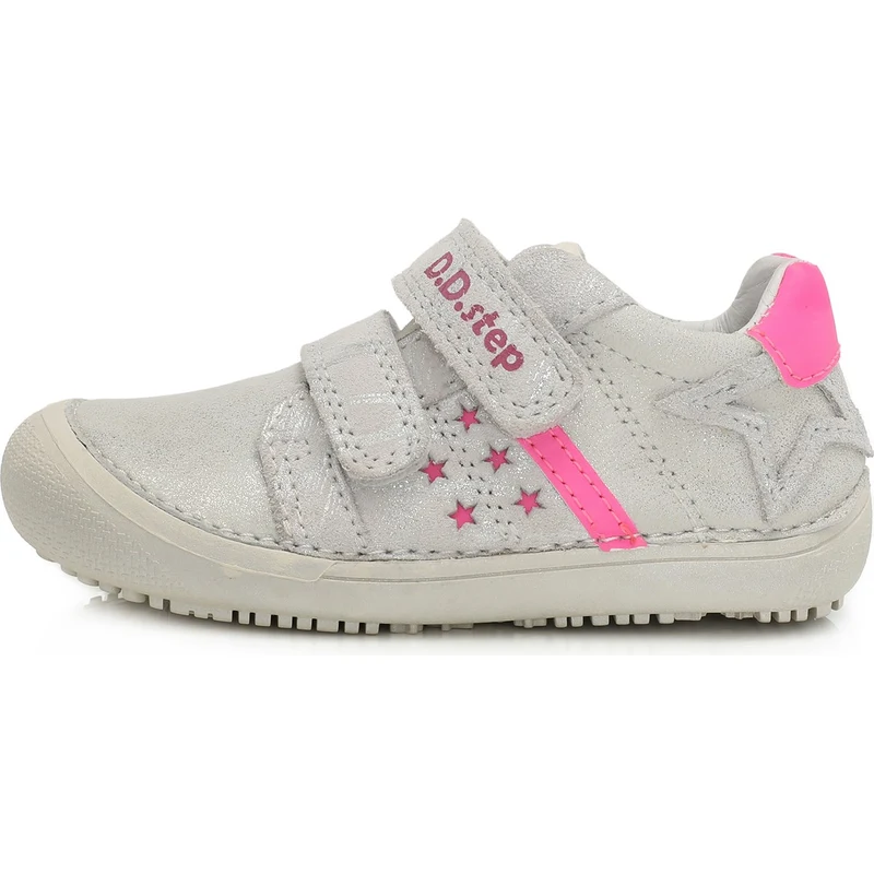DD Step D-D-Step dívčí barefoot tenisky 063-932A stříbrná 26 - GLAMI.cz