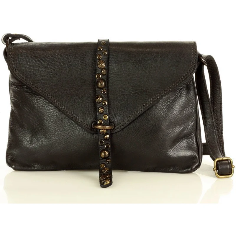 Dámská kožená crossbody kabelka Mazzini M150 černá - GLAMI.cz