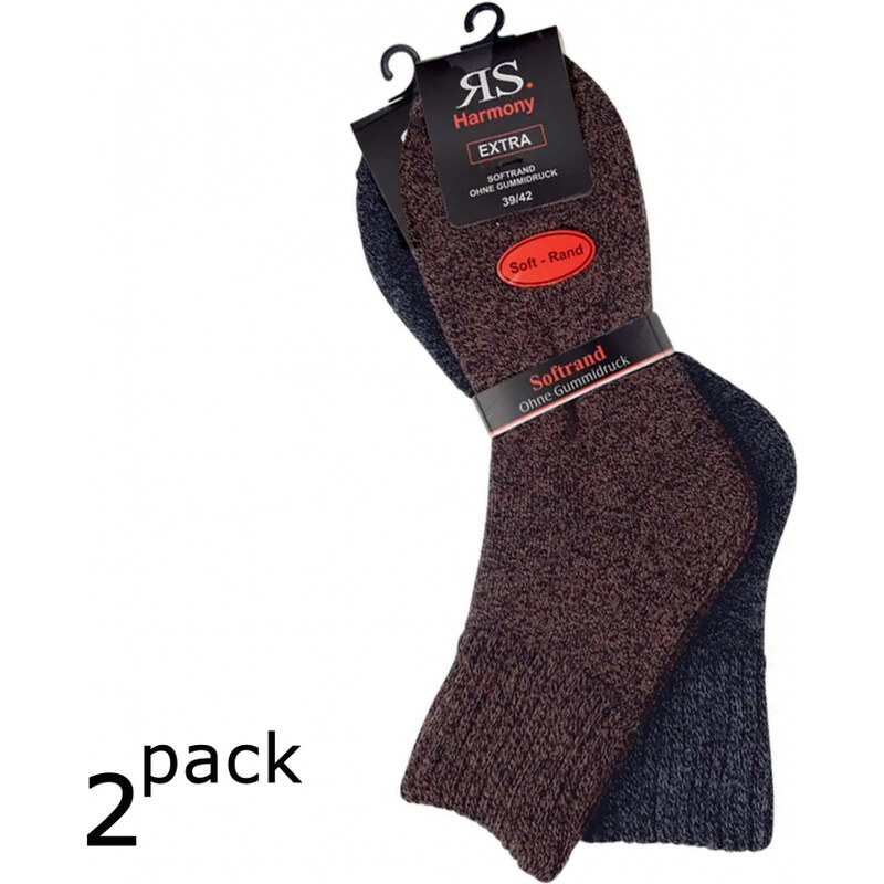 RIESE STRÜMPFE GmbH Dámské froté zdravotní ponožky RS Mix barev 35-38 2 ...