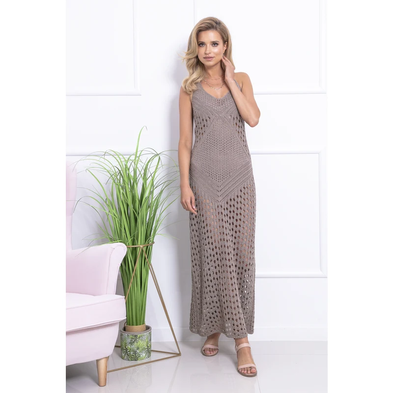 Glara Háčkované letní maxi šaty - GLAMI.cz